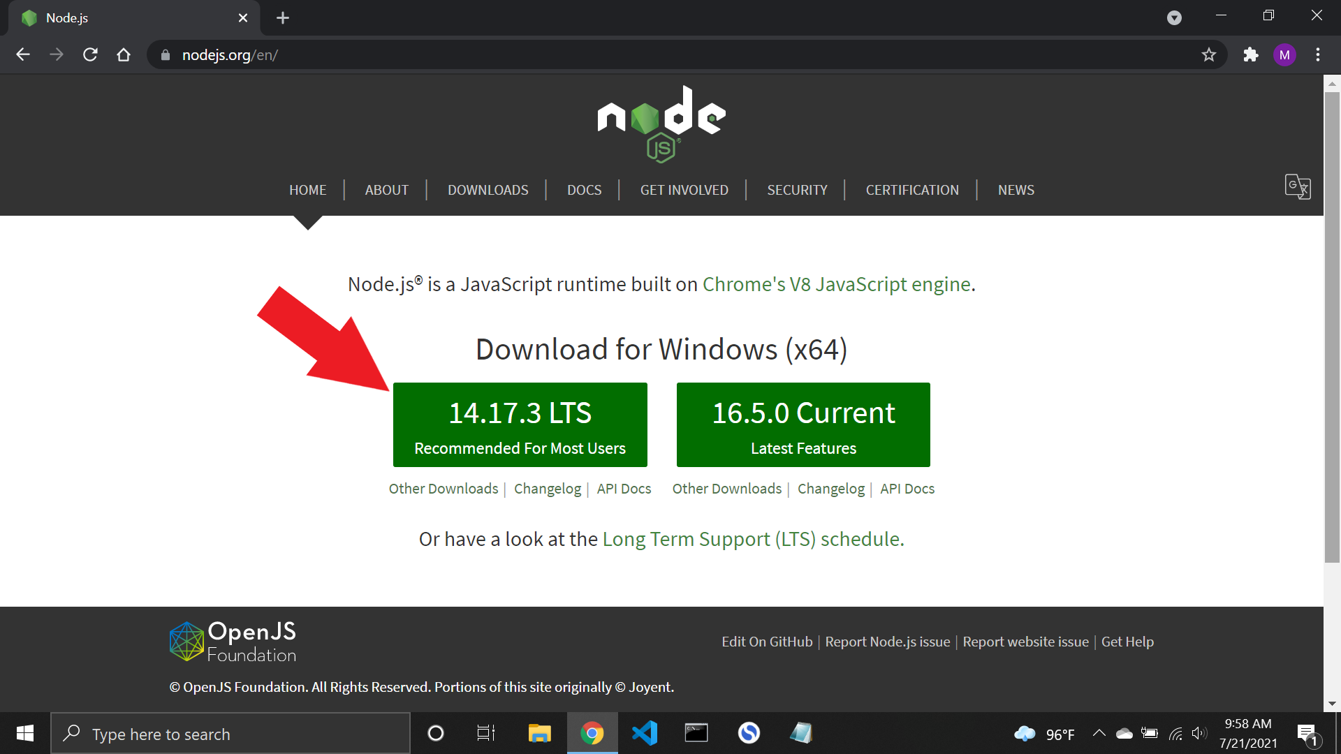 How To Update Node js